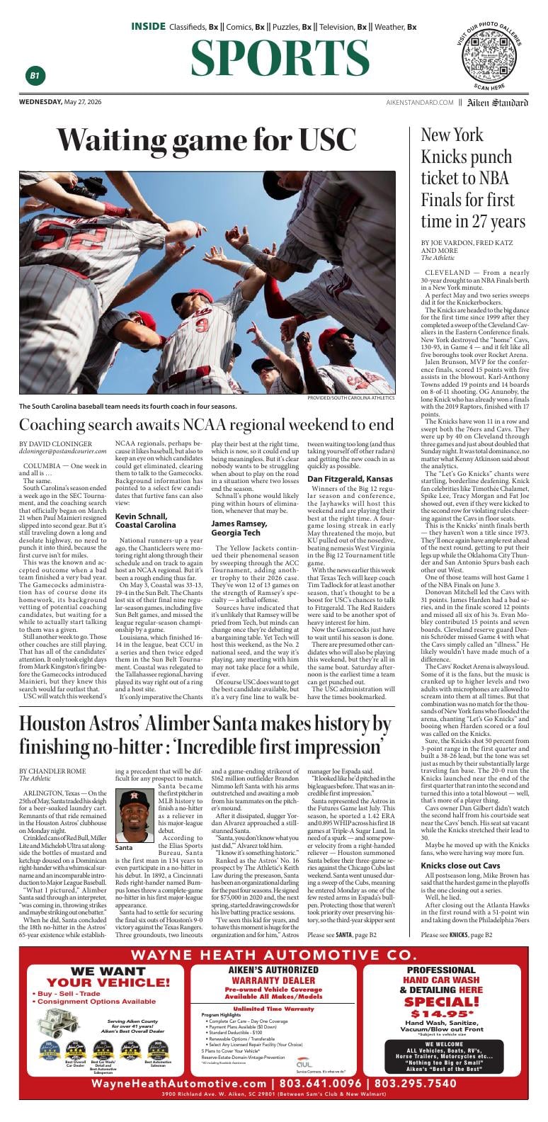 Page B1 | Aiken Standard ePaper