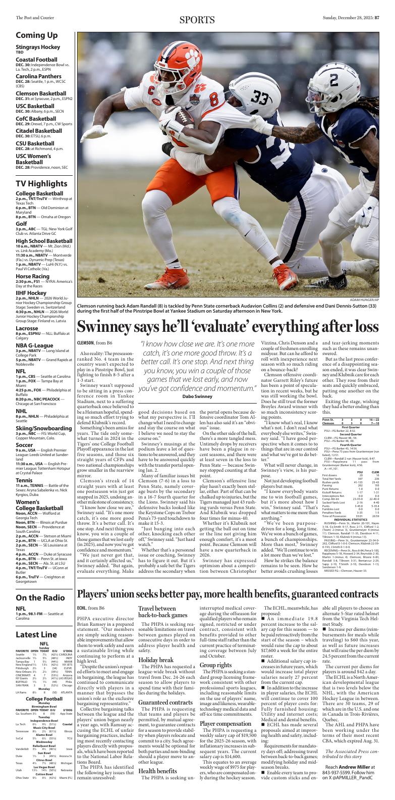 Page B7 | E‑Paper – The Post and Courier | Full Digital SC’s Top Newspaper