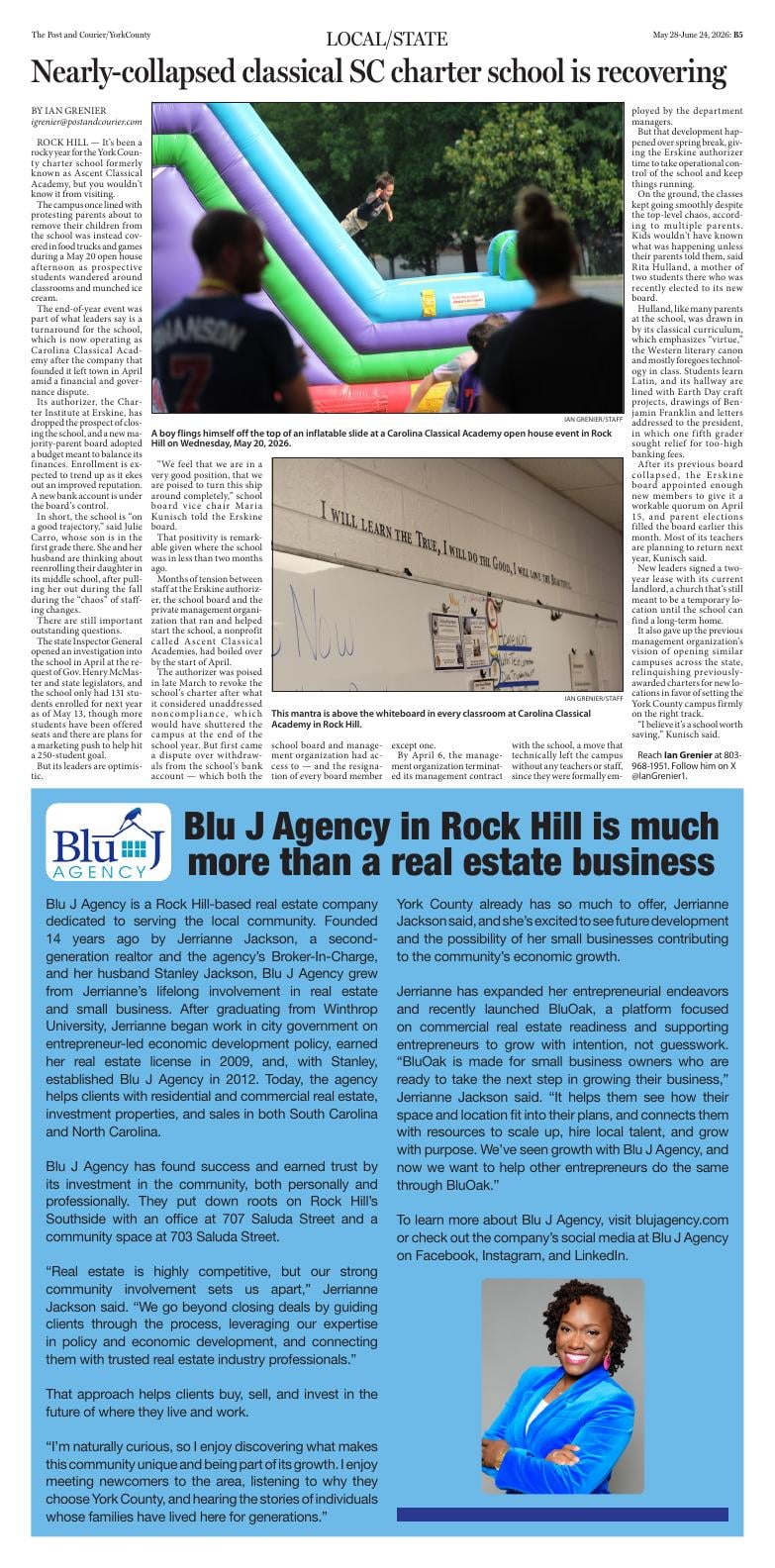 Page B5 | The Post and Courier York County E-Paper