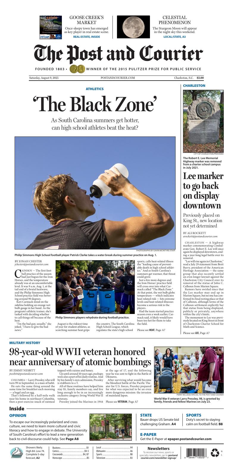 Page A1 | E‑Paper – The Post and Courier | Full Digital SC’s Top Newspaper