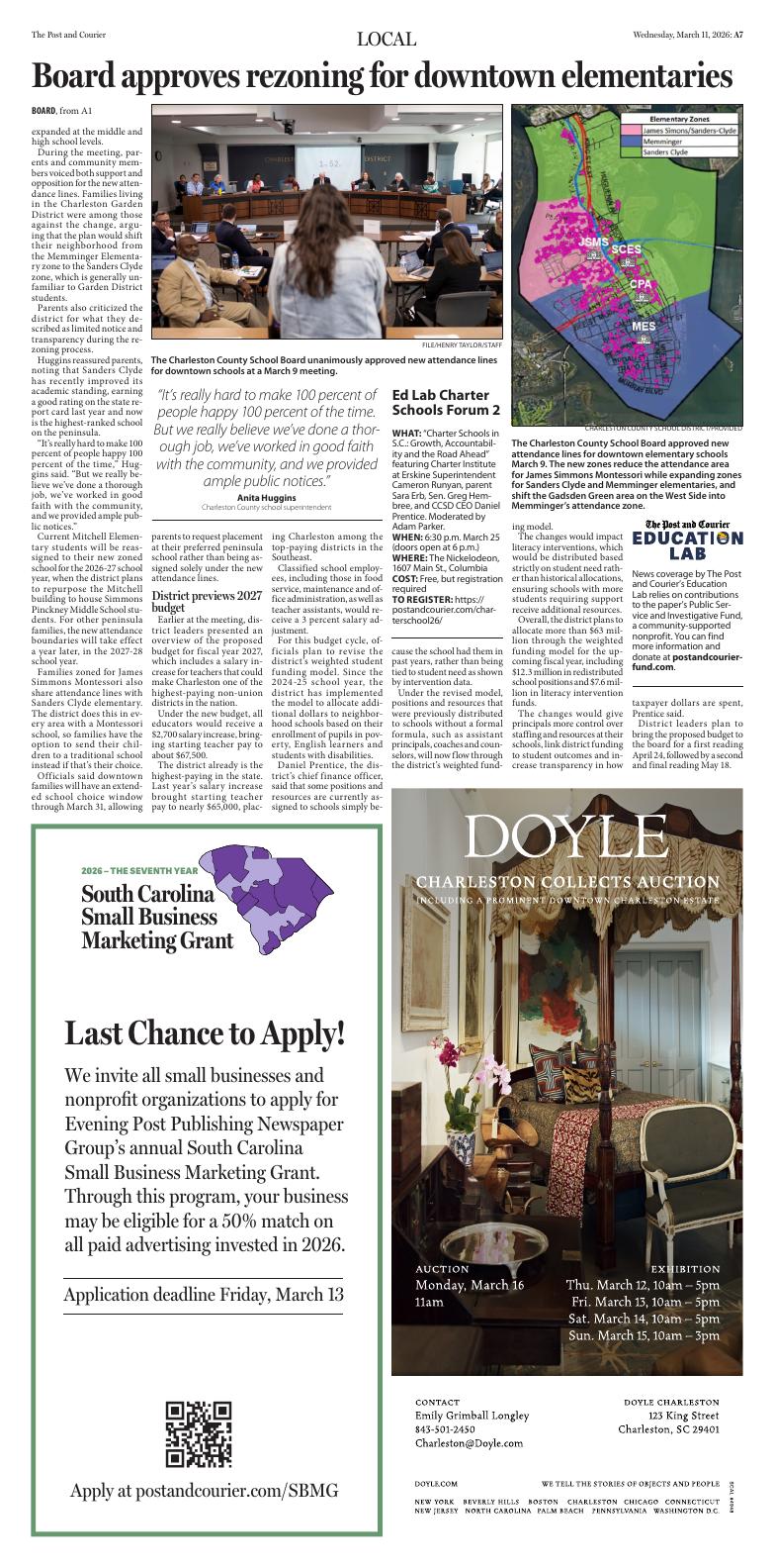Page A7 | E‑Paper – The Post and Courier | Full Digital SC’s Top Newspaper