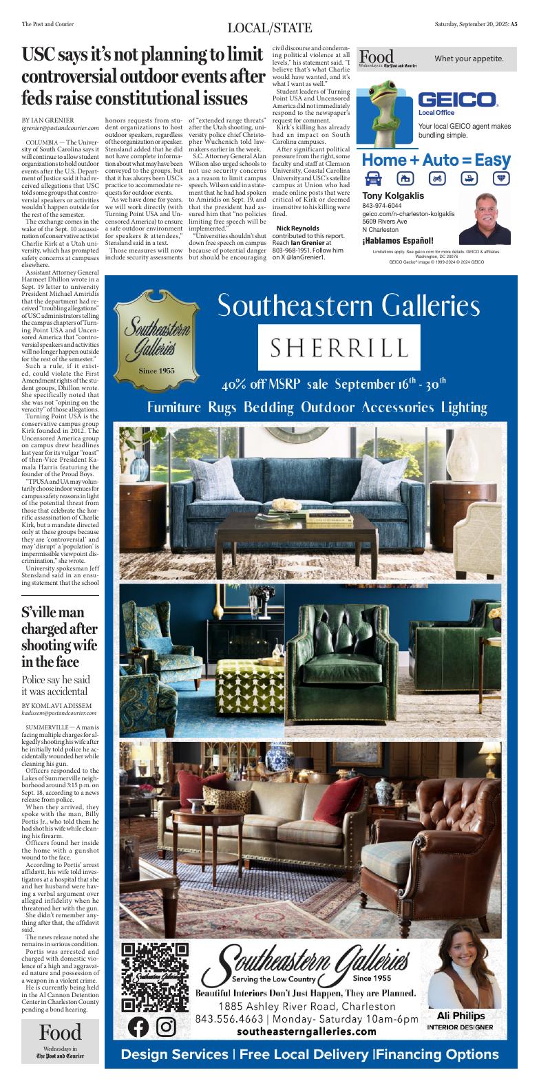Page A5 | E‑Paper – The Post and Courier | Full Digital SC’s Top Newspaper