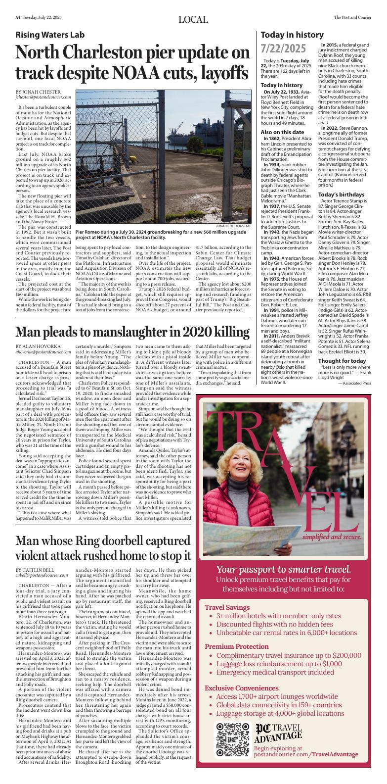 Page A4 | E‑Paper – The Post and Courier | Full Digital SC’s Top Newspaper