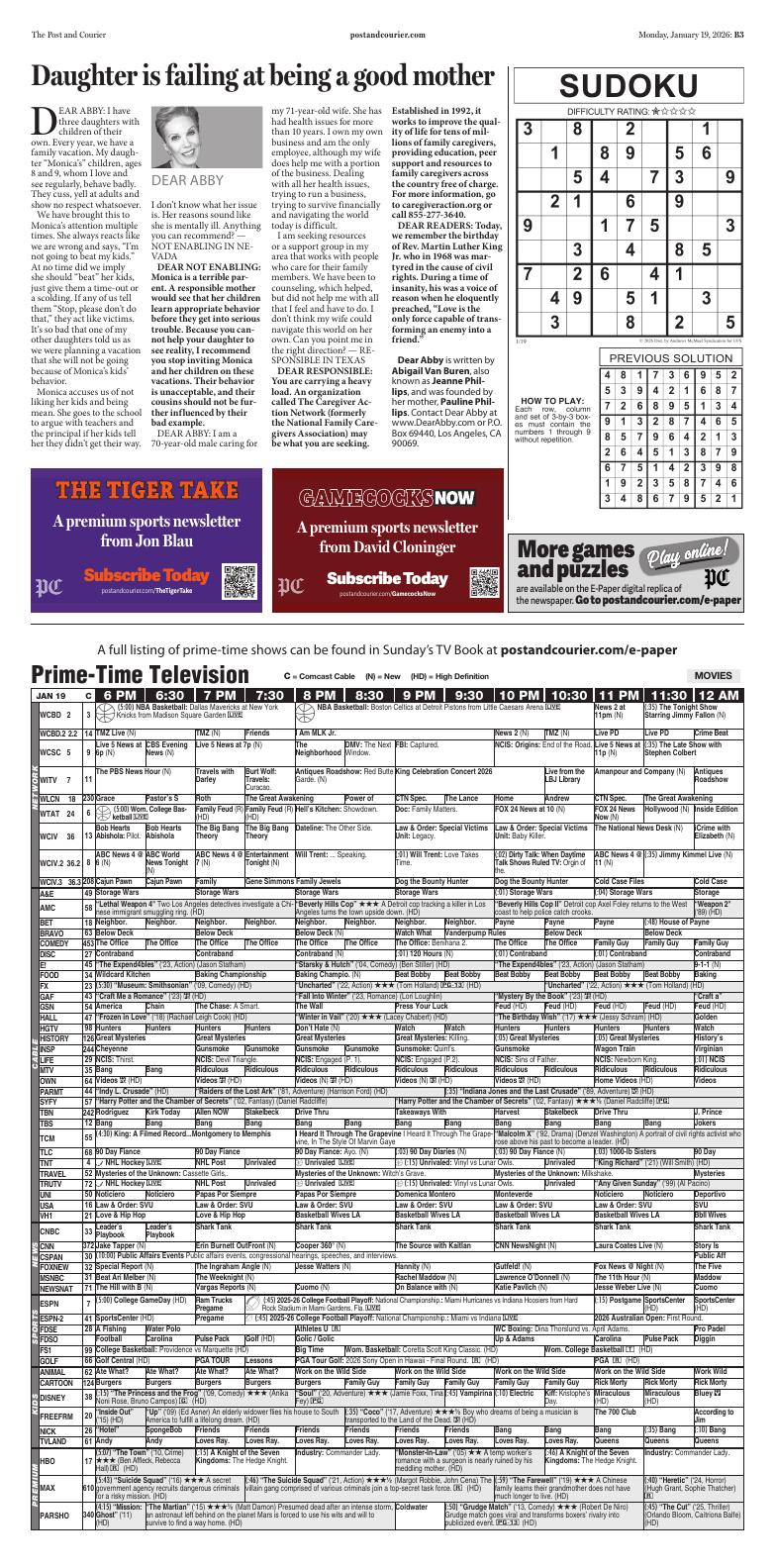 Page B3 | E‑Paper – The Post and Courier | Full Digital SC’s Top Newspaper