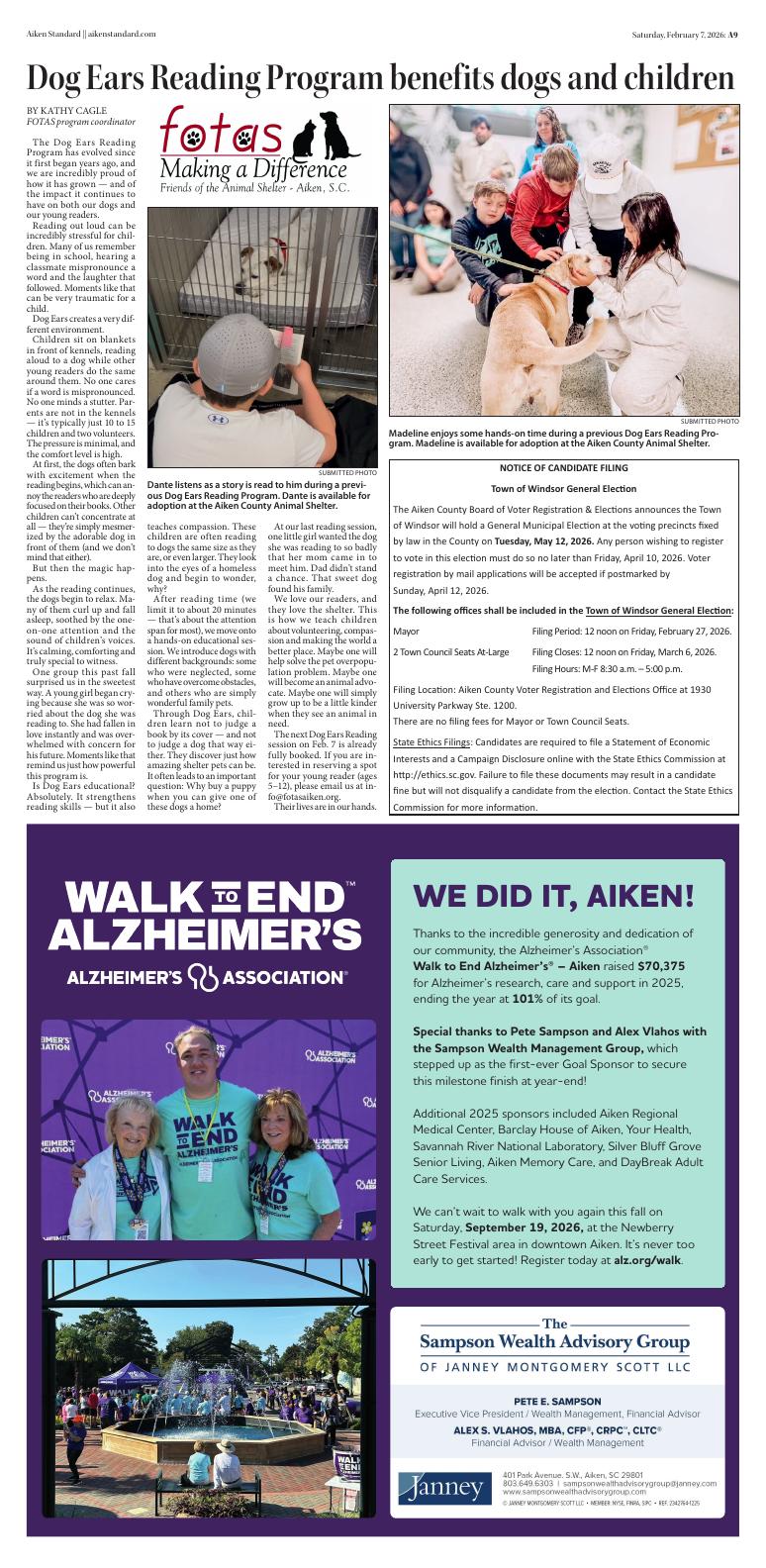 Page A9 | Aiken Standard ePaper