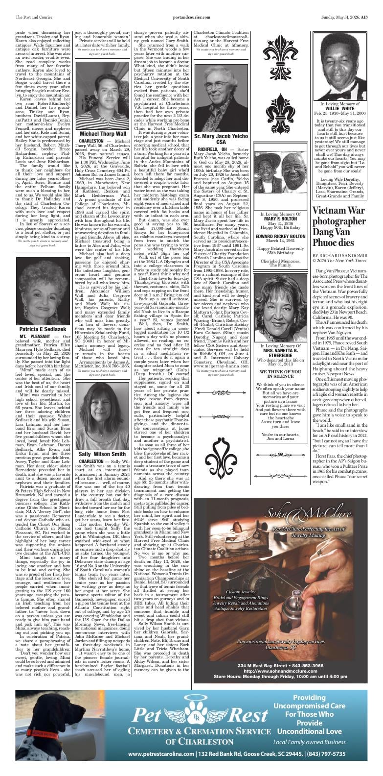 Page A13 | E‑Paper – The Post and Courier | Full Digital SC’s Top Newspaper