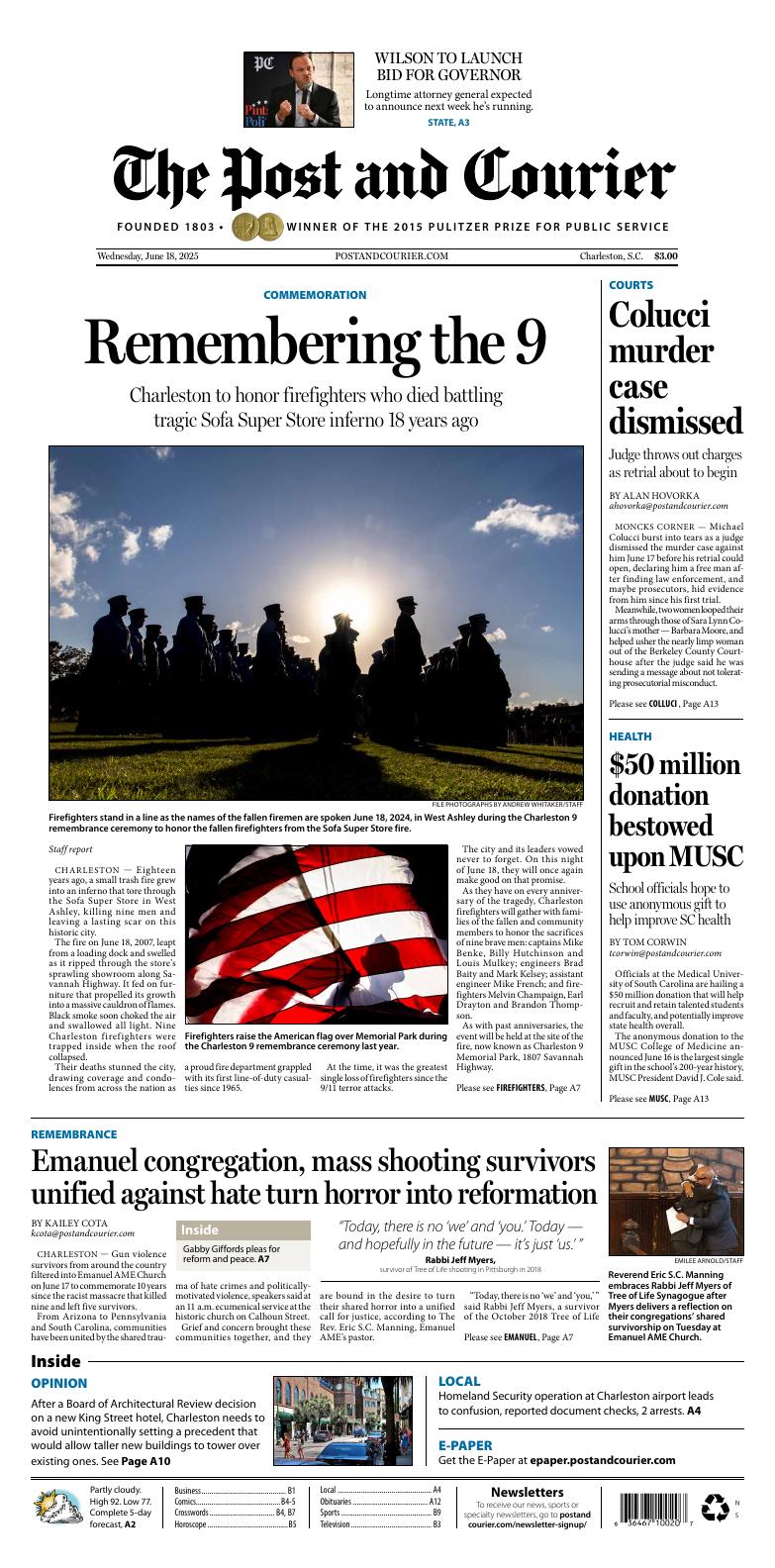 Page A1 | The Post and Courier E-Paper