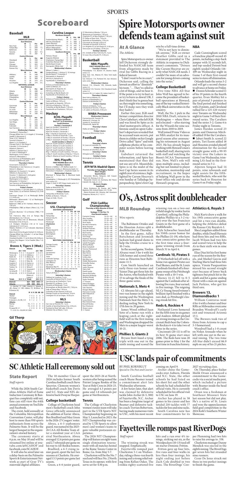 Page A1 | The Post and Courier Spartanburg E-Paper