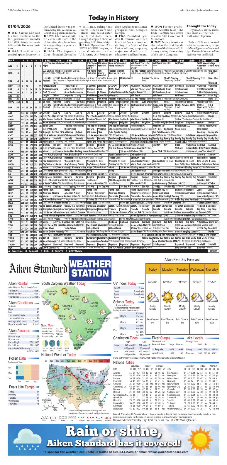 Page A12 | Aiken Standard ePaper