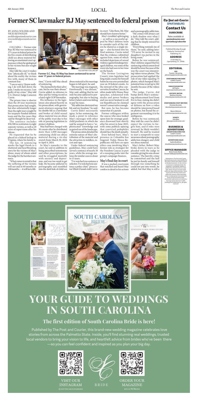 Page A2 | The Post and Courier Spartanburg E-Paper