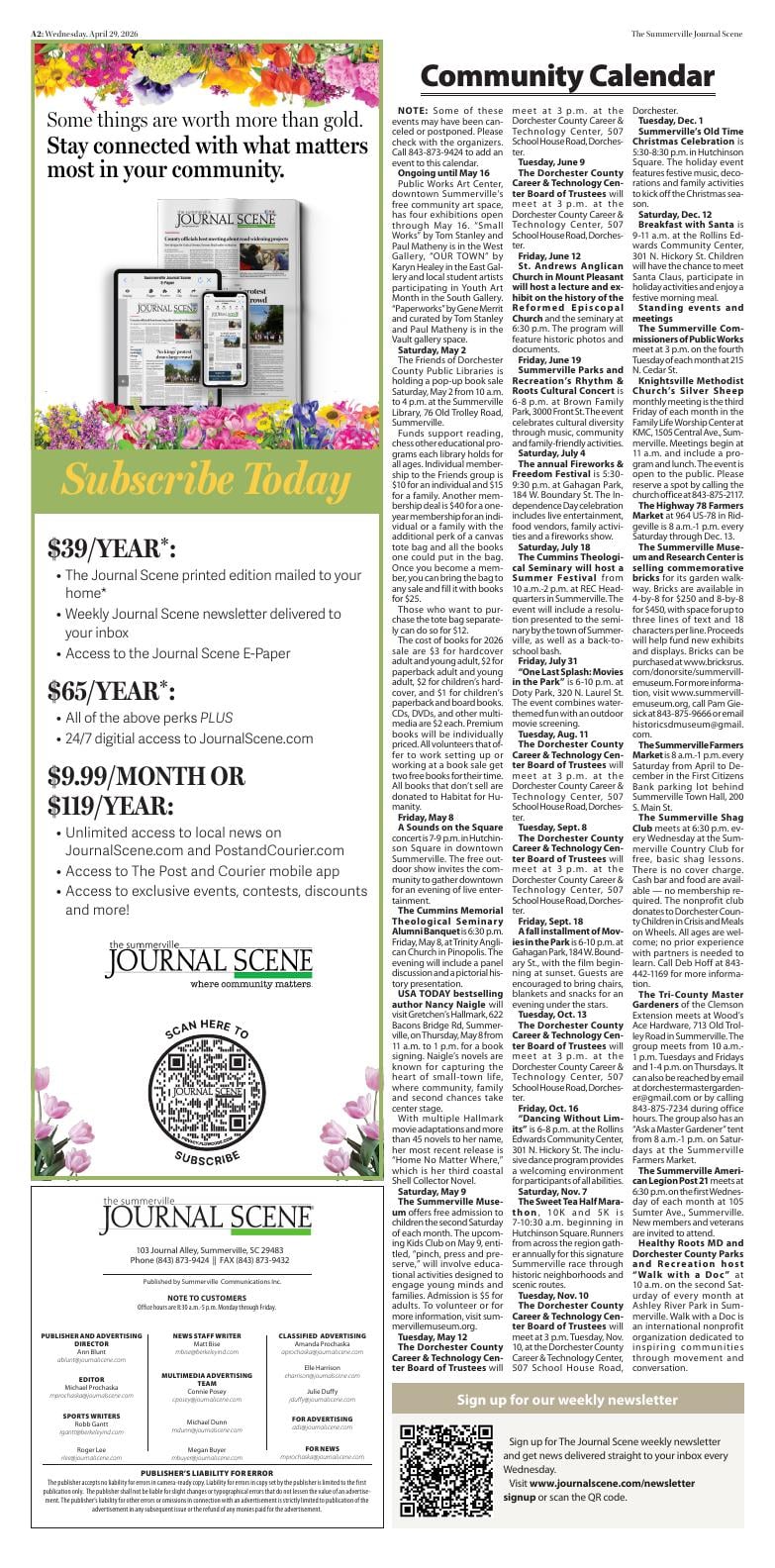 Page A2 | The Journal Scene E-Paper