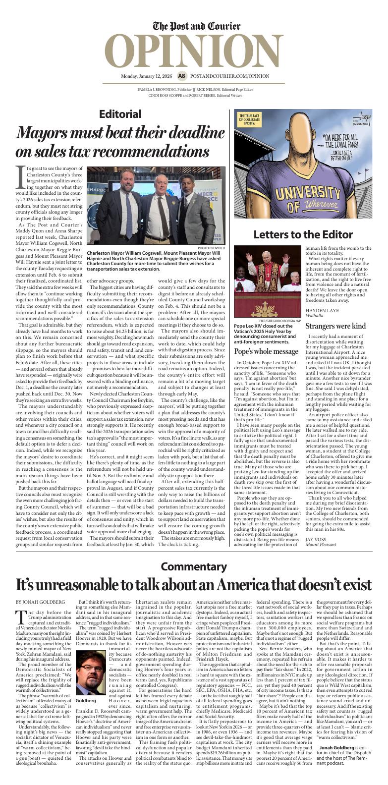 Page A8 | E‑Paper – The Post and Courier | Full Digital SC’s Top Newspaper