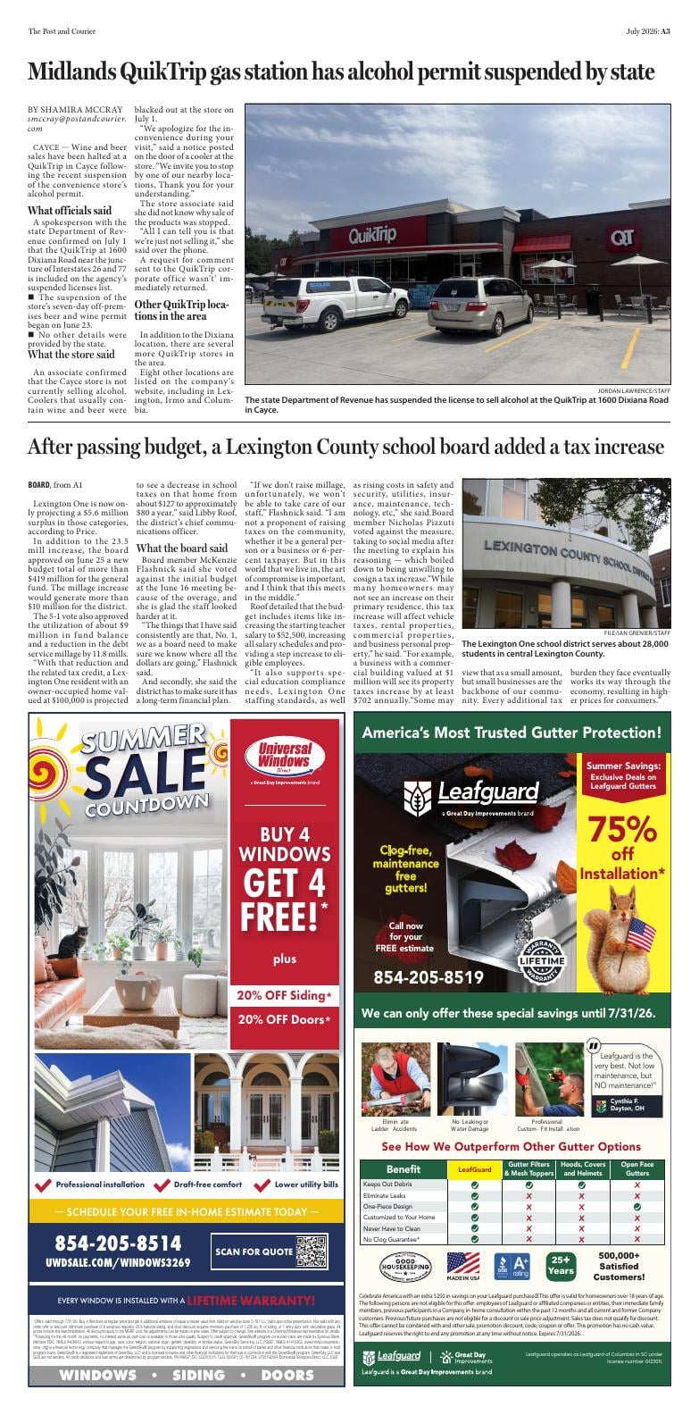 Page A4 | Post and Courier Columbia E-Paper