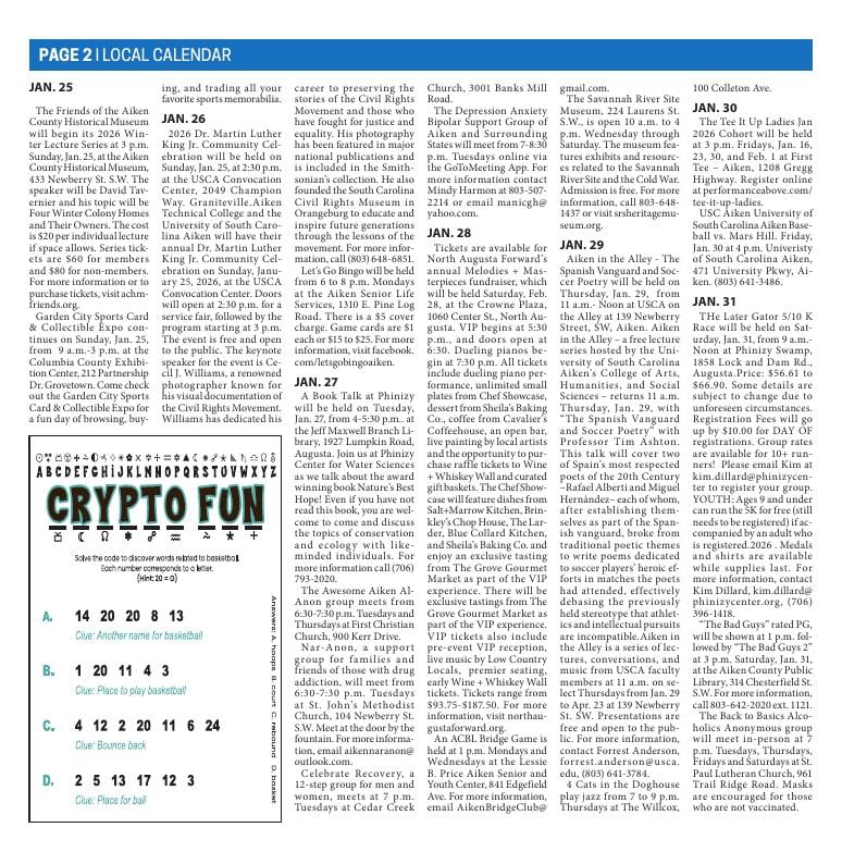 Page T2 | Aiken Standard ePaper