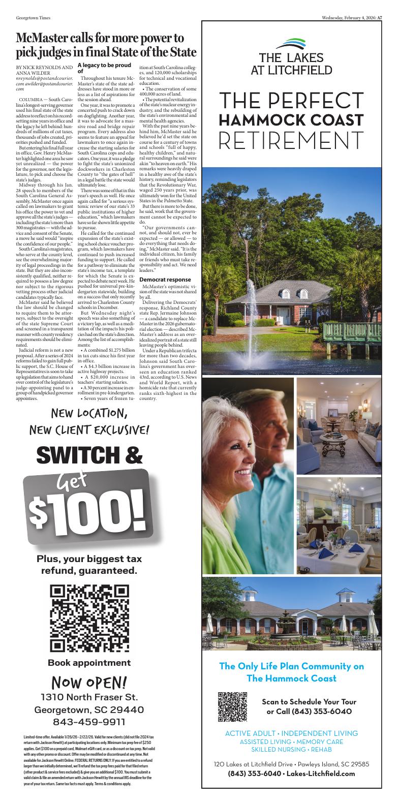 Page A7 | The Georgetown Times E-Edition or E-Paper