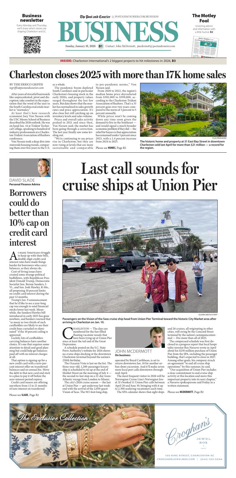 Page B1 | E‑Paper – The Post and Courier | Full Digital SC’s Top Newspaper