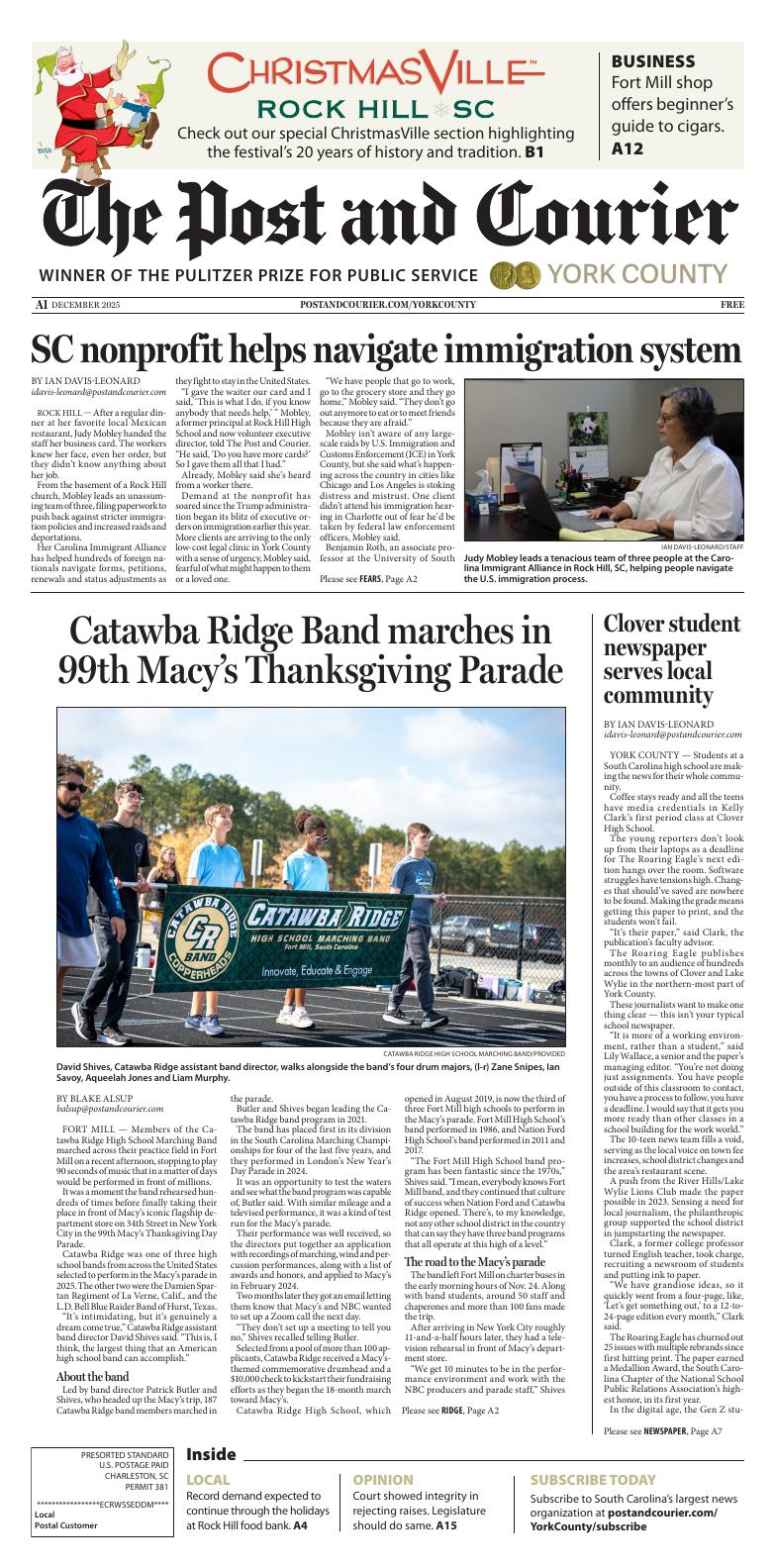 Page A1 | The Post and Courier York County E-Paper