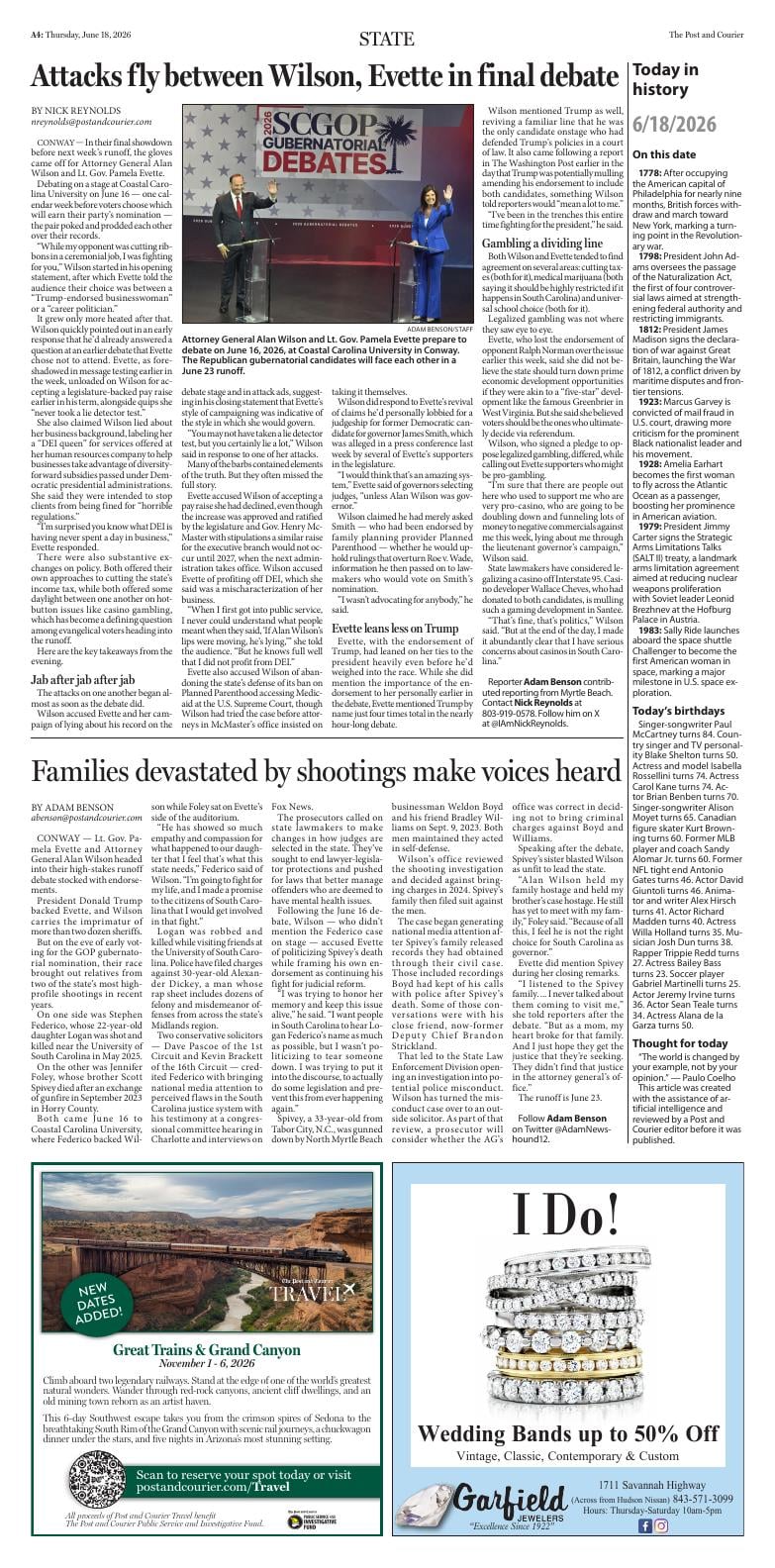 Page A4 | E‑Paper – The Post and Courier | Full Digital SC’s Top Newspaper