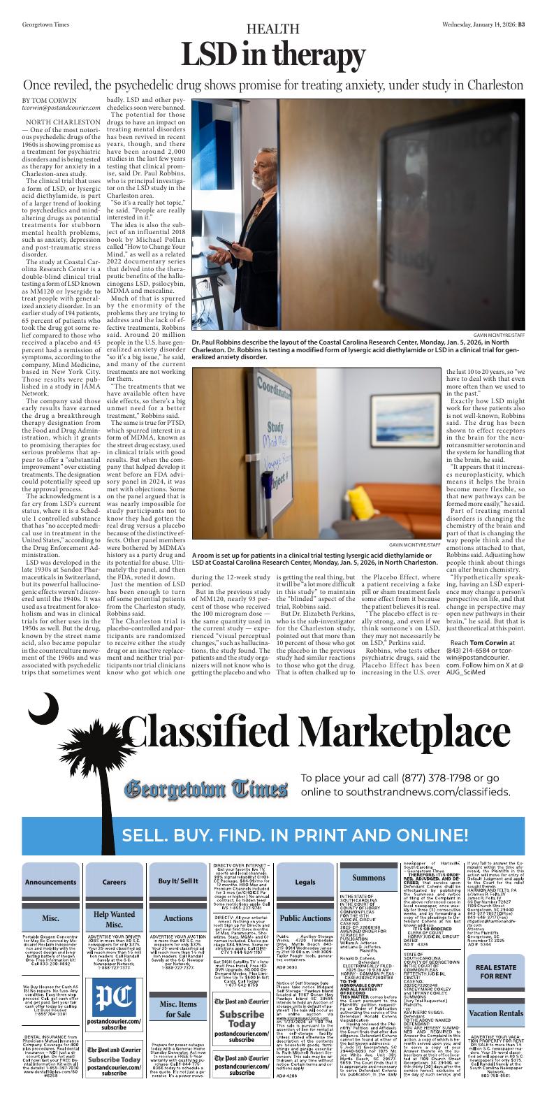Page B3 | The Georgetown Times E-Edition or E-Paper