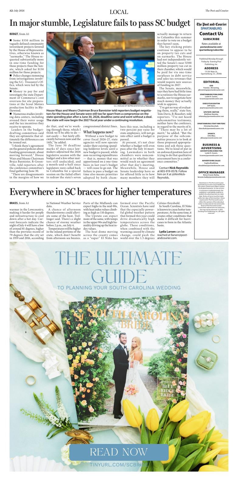 Page A3 | The Post and Courier Spartanburg E-Paper
