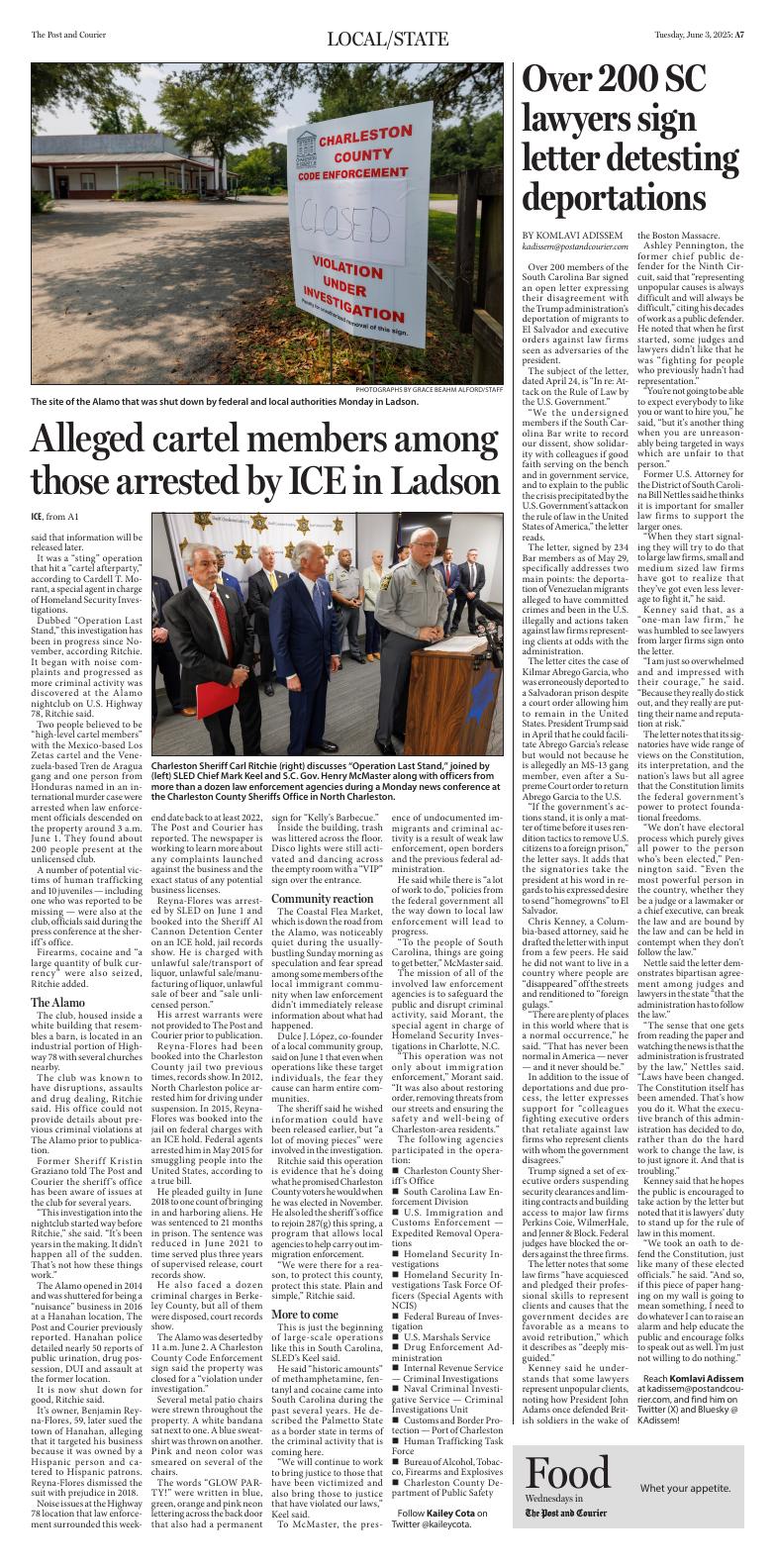 Page A7 | E‑Paper – The Post and Courier | Full Digital SC’s Top Newspaper