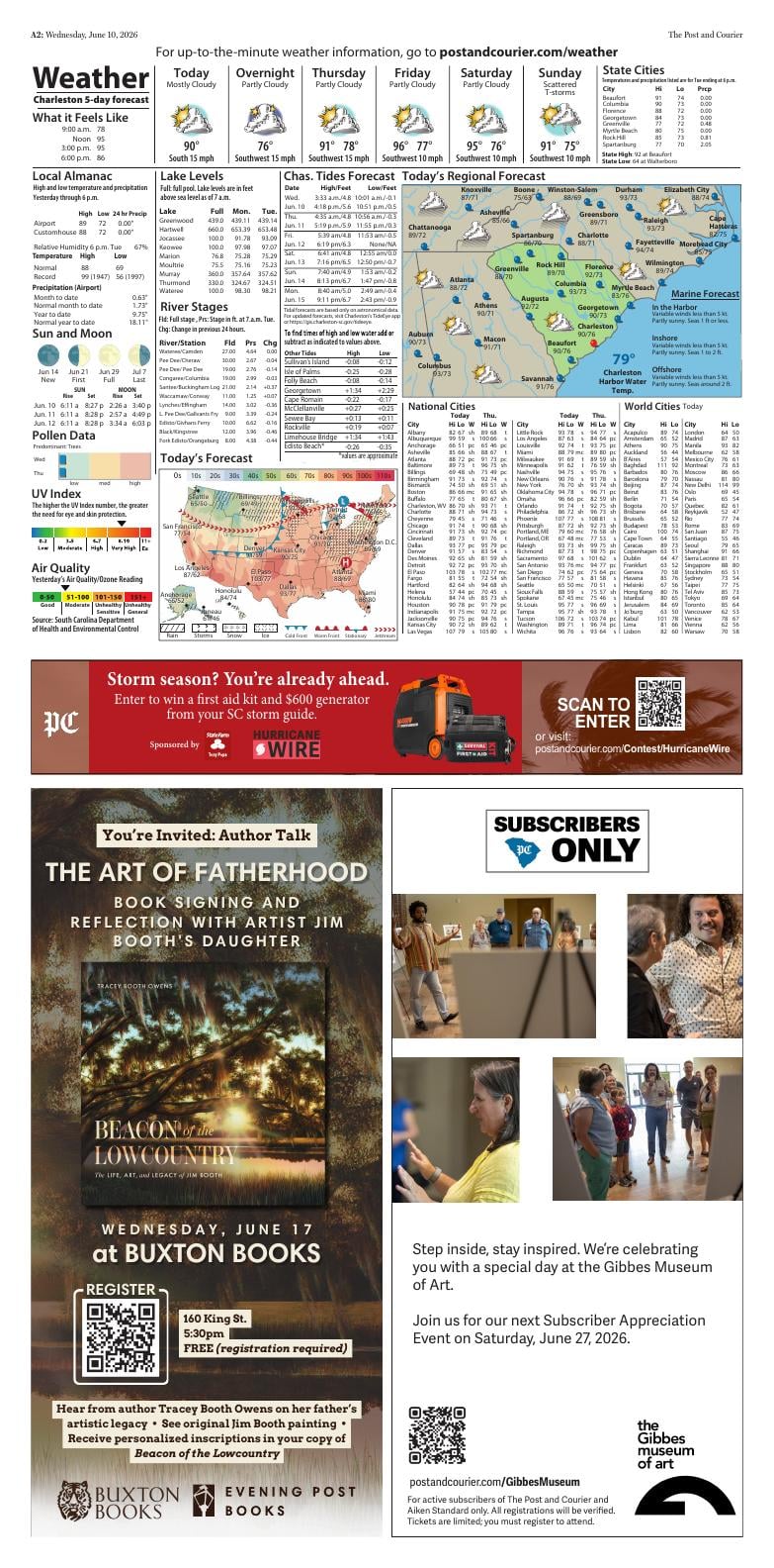 Page A2 | E‑Paper – The Post and Courier | Full Digital SC’s Top Newspaper