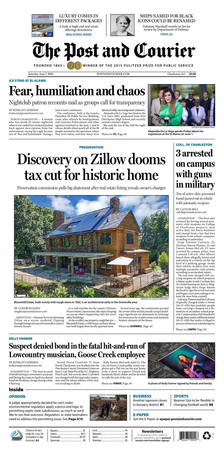 Page A1 | The Post and Courier E-Paper