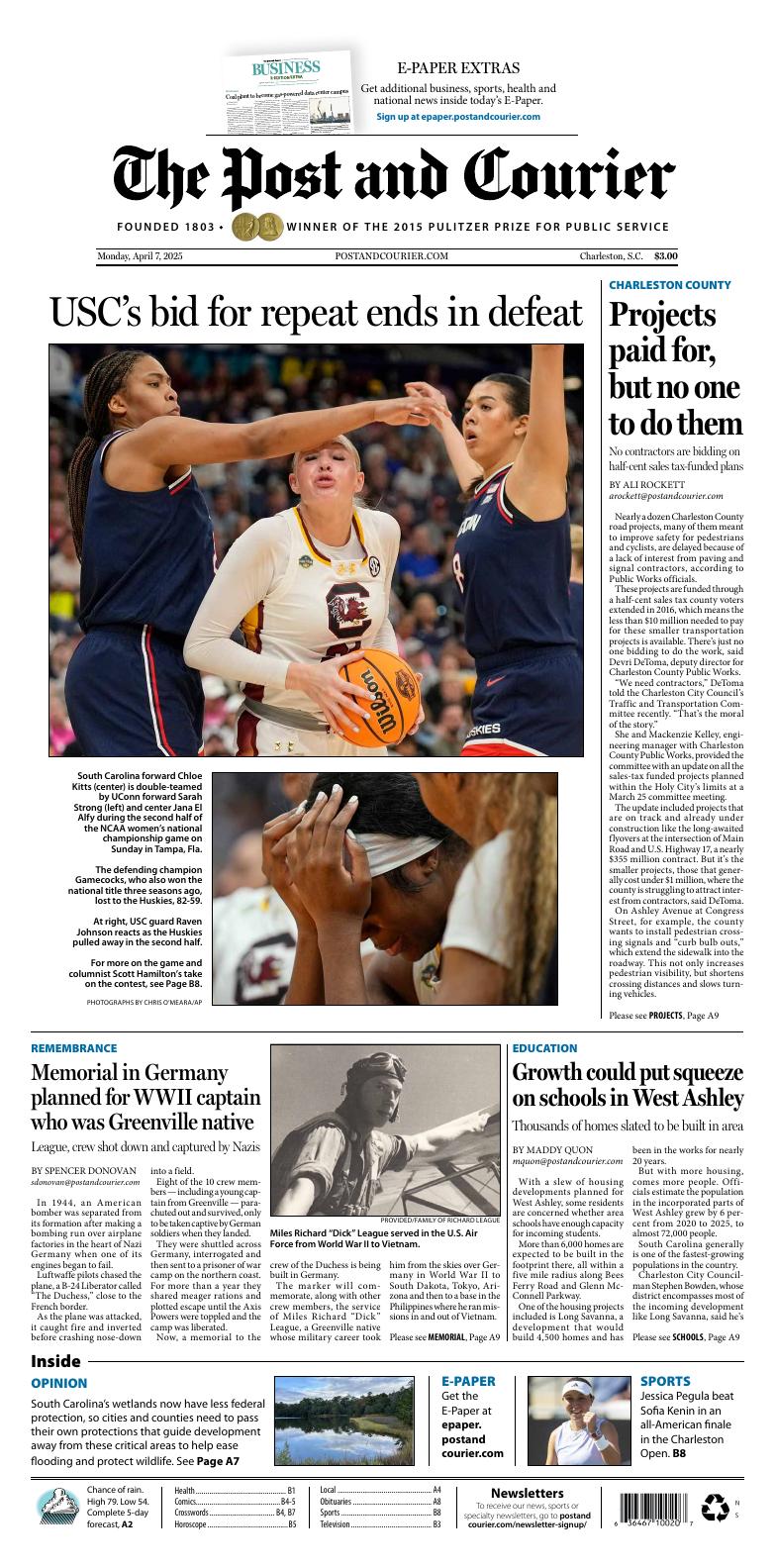 Page A1 | The Post and Courier E-Paper