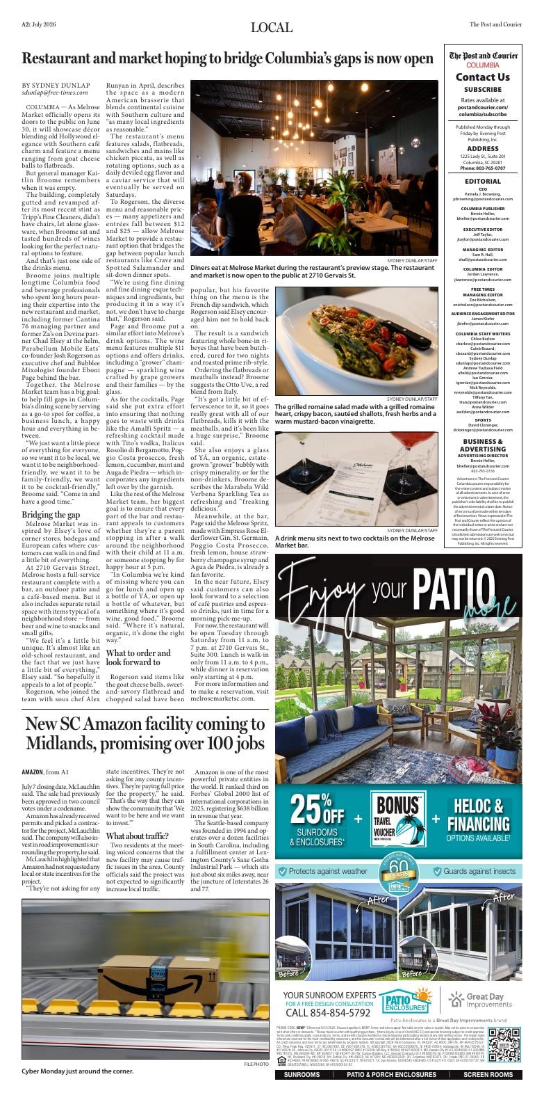 Page A2 | Post and Courier Columbia E-Paper