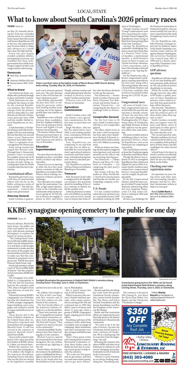 Page A5 | E‑Paper – The Post and Courier | Full Digital SC’s Top Newspaper