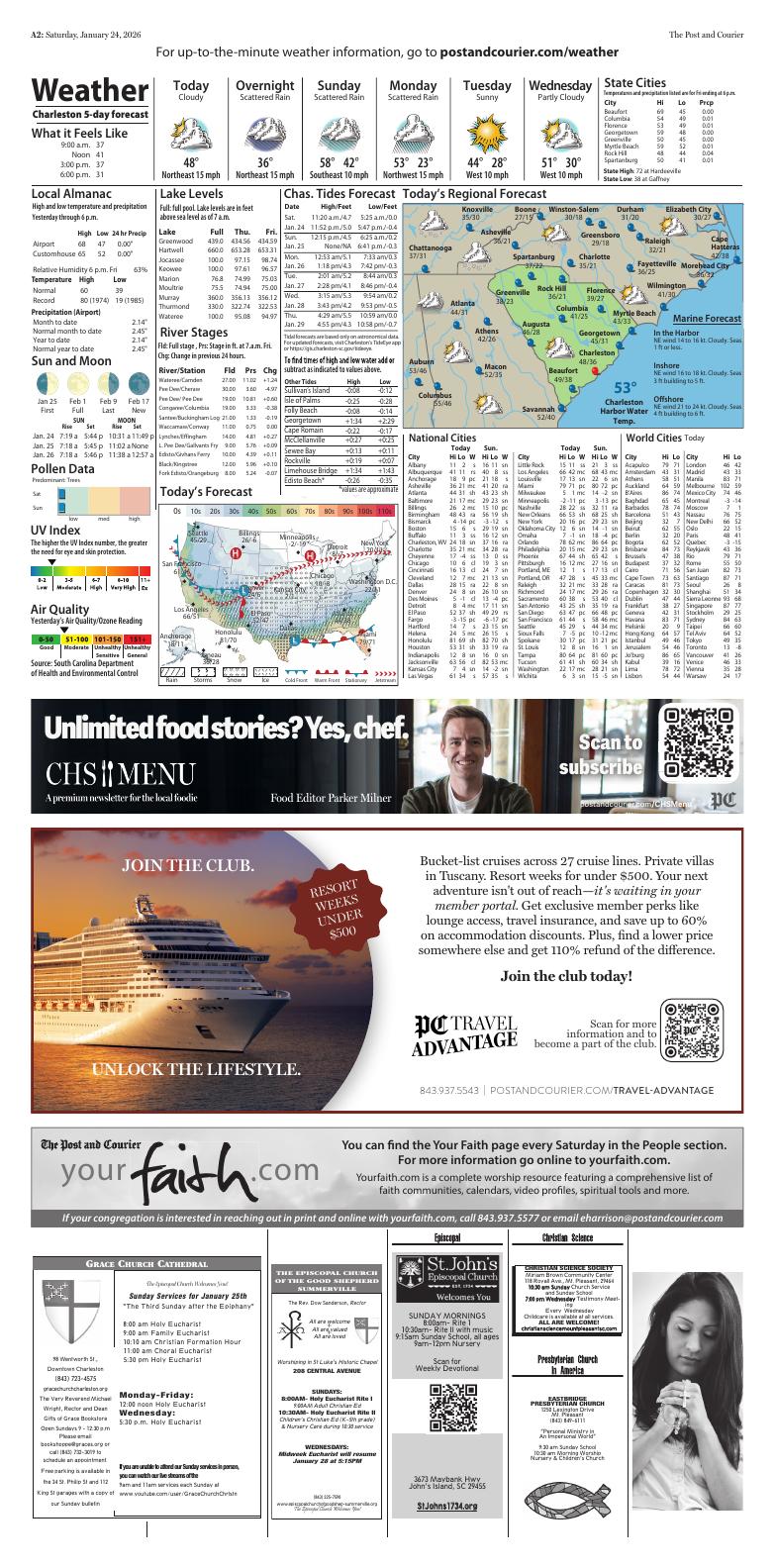 Page A2 | E‑Paper – The Post and Courier | Full Digital SC’s Top Newspaper
