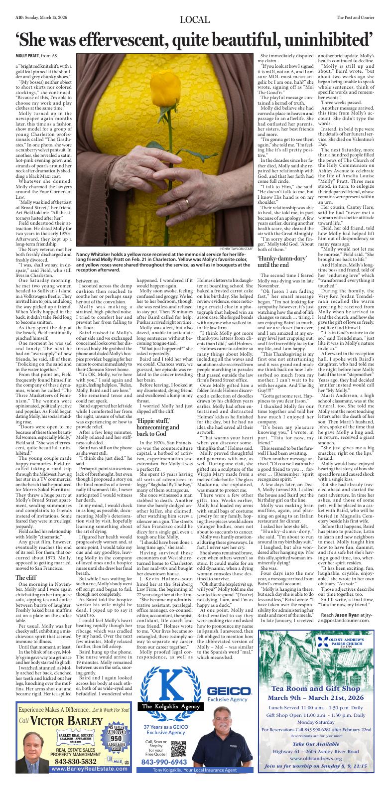 Page A10 | E‑Paper – The Post and Courier | Full Digital SC’s Top Newspaper