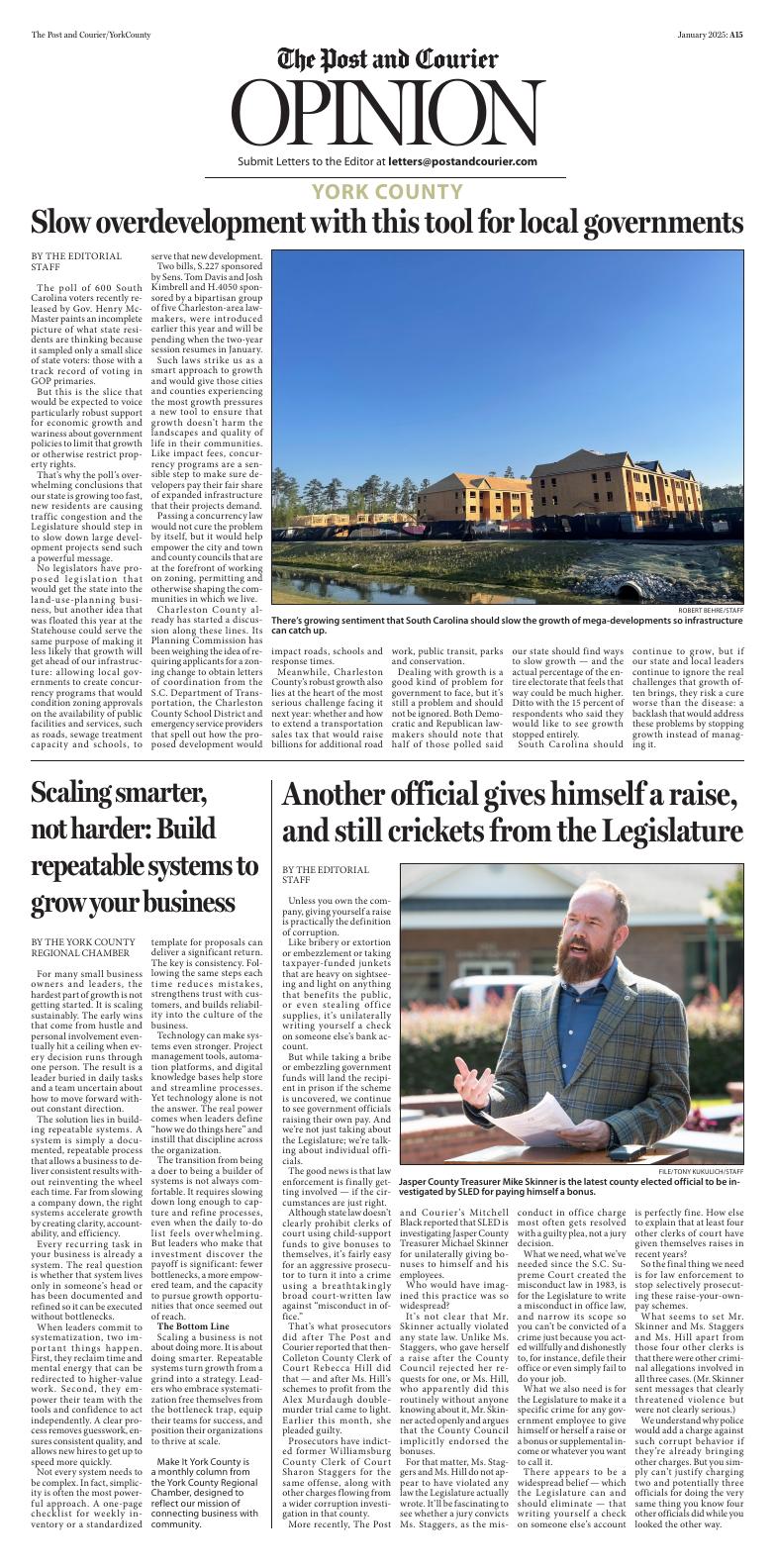 Page A15 | The Post and Courier York County E-Paper