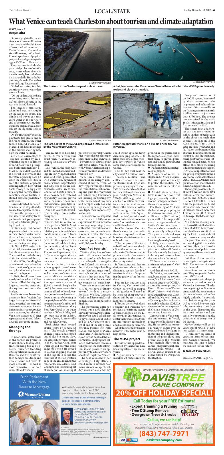 Page A7 | E‑Paper – The Post and Courier | Full Digital SC’s Top Newspaper