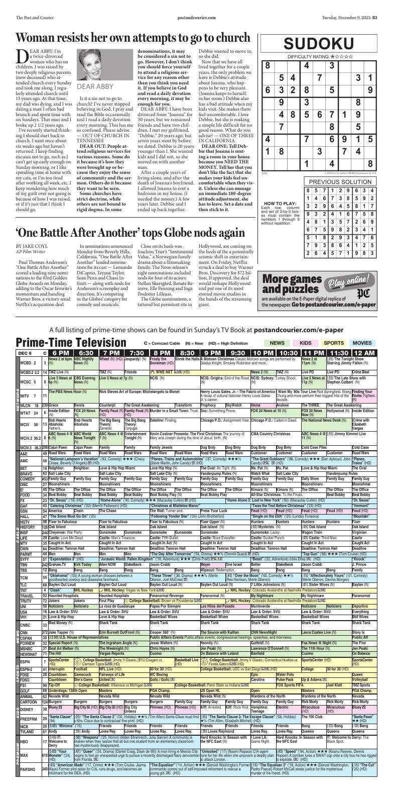 Page B3 | E‑Paper – The Post and Courier | Full Digital SC’s Top Newspaper