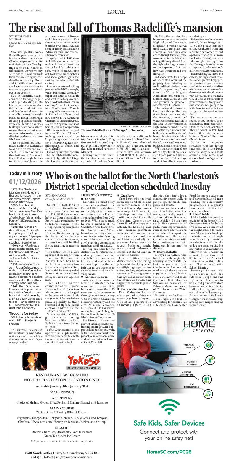 Page A4 | E‑Paper – The Post and Courier | Full Digital SC’s Top Newspaper