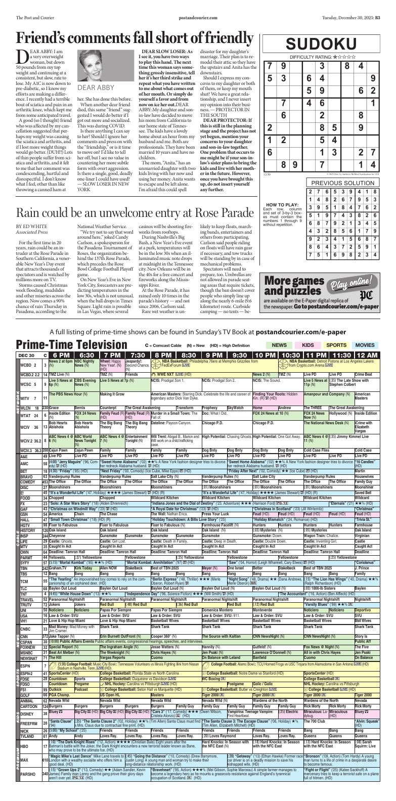 Page B3 | E‑Paper – The Post and Courier | Full Digital SC’s Top Newspaper