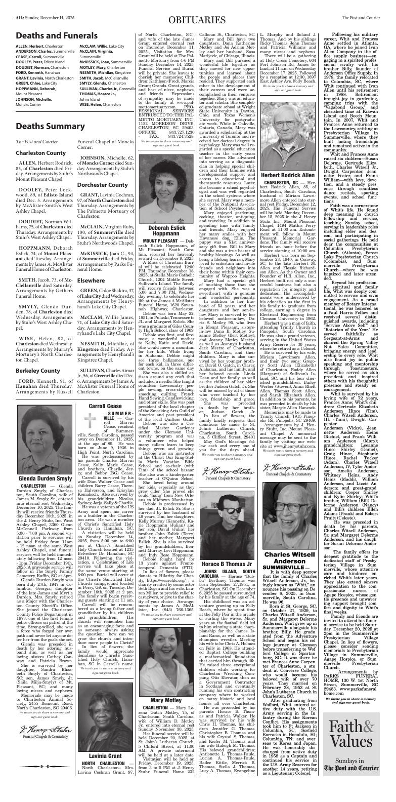 Page A14 | E‑Paper – The Post and Courier | Full Digital SC’s Top Newspaper