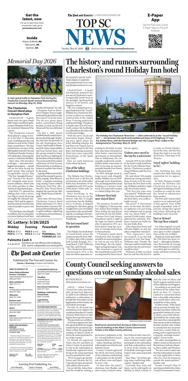 Page A3 | E‑Paper – The Post and Courier | Full Digital SC’s Top Newspaper