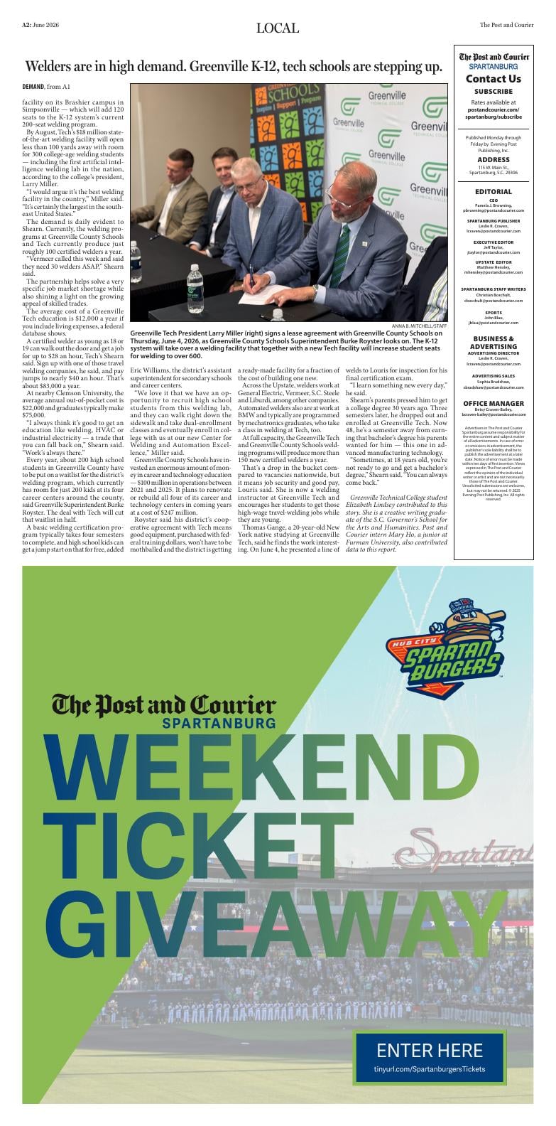 Page A3 | The Post and Courier Spartanburg E-Paper