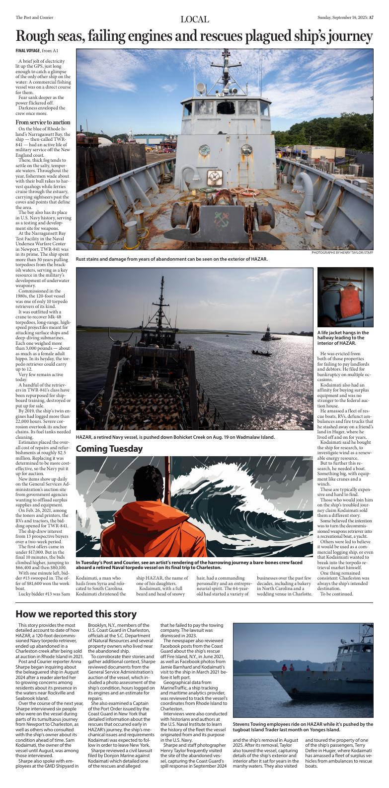 Page A7 | E‑Paper – The Post and Courier | Full Digital SC’s Top Newspaper
