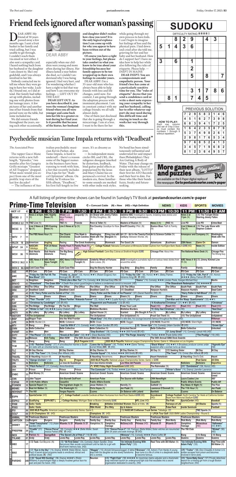 Page B3 | E‑Paper – The Post and Courier | Full Digital SC’s Top Newspaper