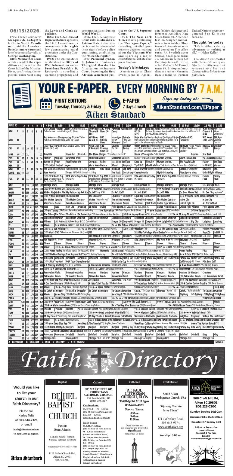 Page A10 | Aiken Standard ePaper