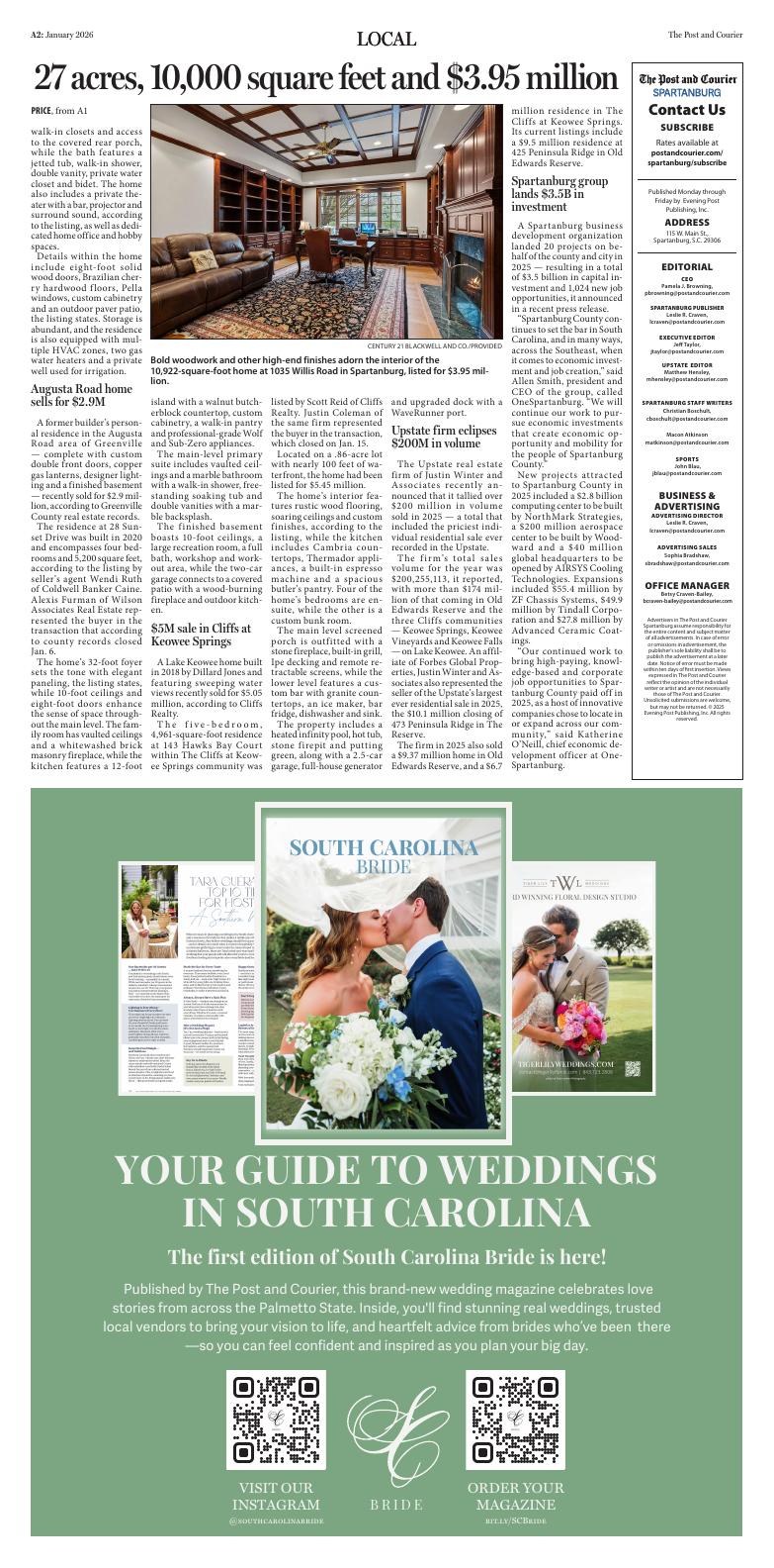 Page A2 | The Post and Courier Spartanburg E-Paper