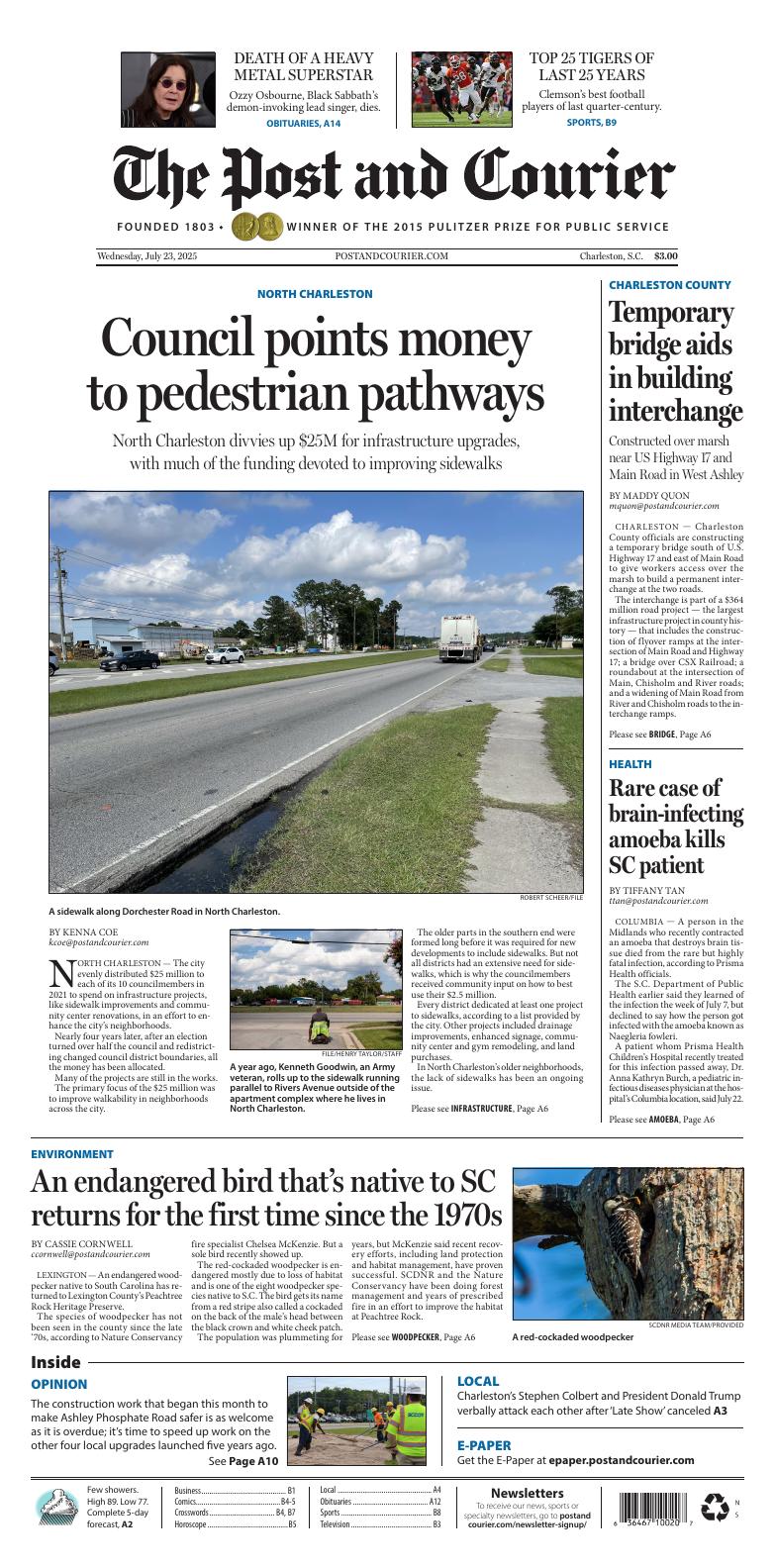 Page A1 | E‑Paper – The Post and Courier | Full Digital SC’s Top Newspaper