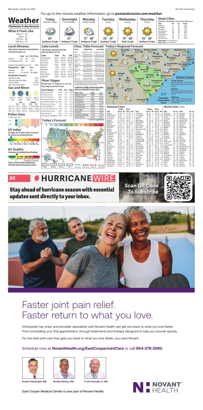 Page A2 | E‑Paper – The Post and Courier | Full Digital SC’s Top Newspaper