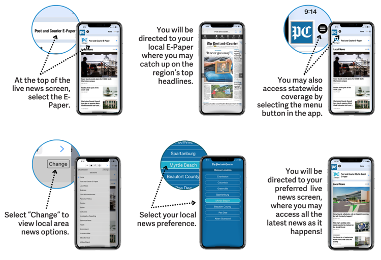 Download The Post and Courier mobile app