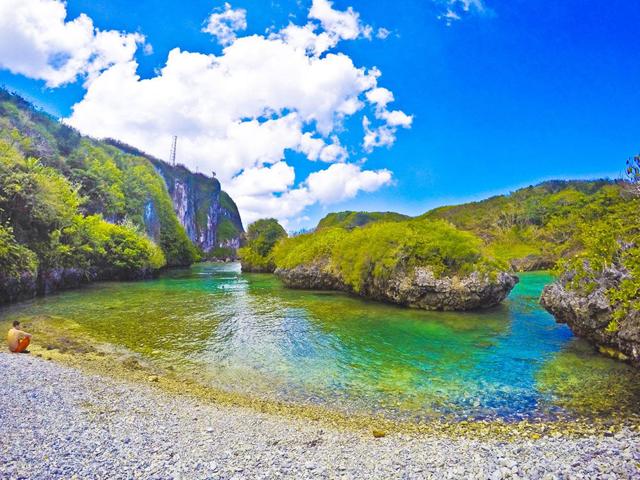 Descend Spanish Steps for crystal lagoons and sublime snorkeling ...