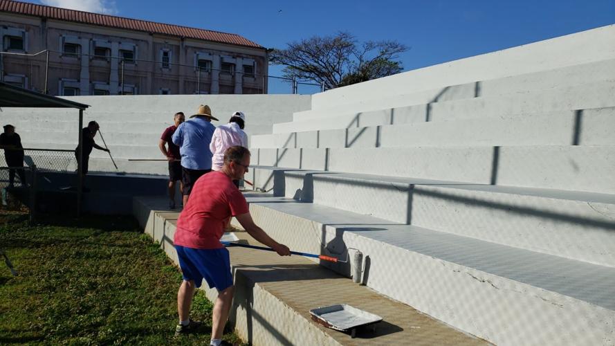 Rotarians clean up Tamuning field | Local News | postguam.com