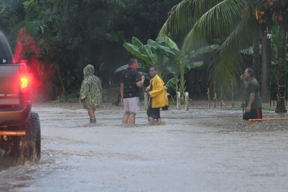 Flash floods made portions of Guam roads impassable | Guam News ...